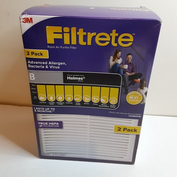 3M | Other | 3m Filtrete Room Air Purifer Filter B 2 Pack New | Poshmark
